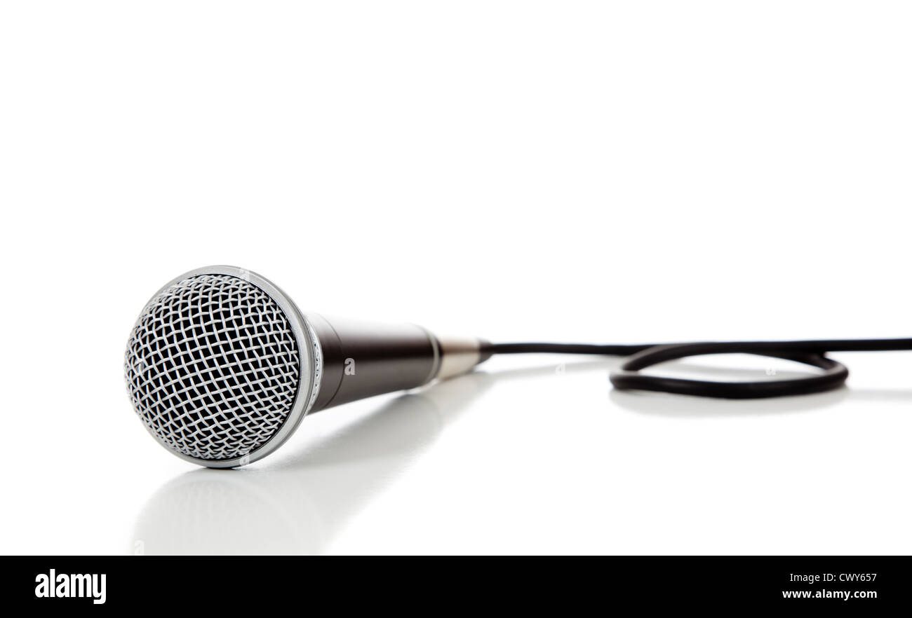 Radio microphone hi-res stock photography and images - Alamy