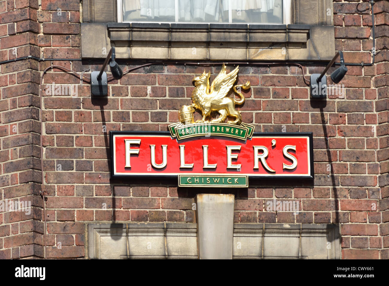 fullers beer sign Stock Photo - Alamy