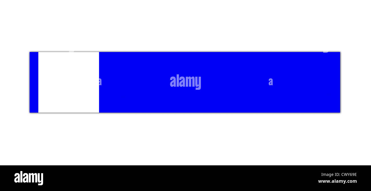 blue sign on white background Stock Photo - Alamy