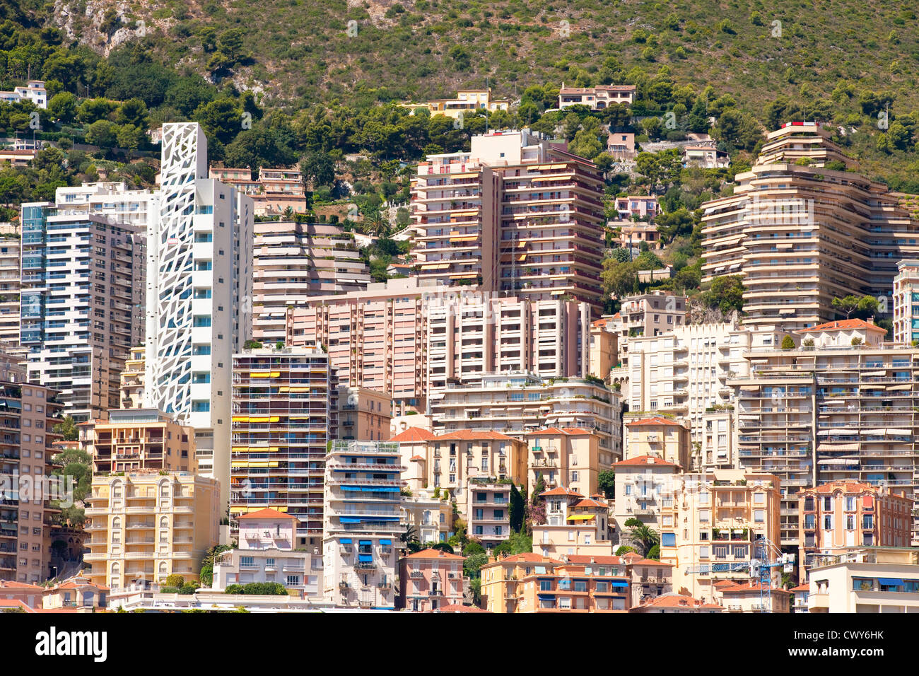 View of the building in the Principality of Monaco Stock Photo - Alamy