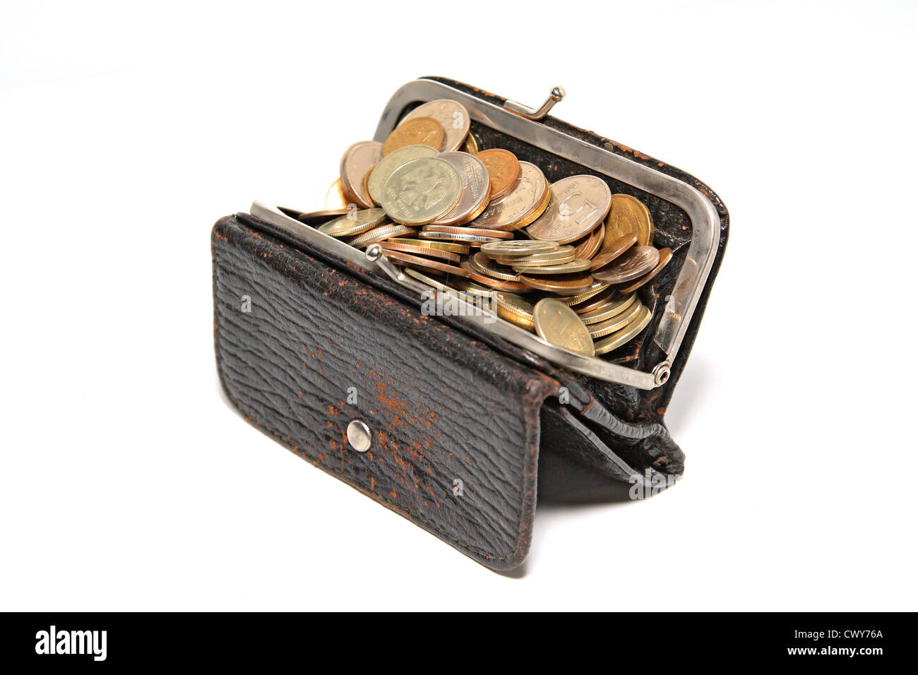 Coin purse white hi-res stock photography and images - Alamy