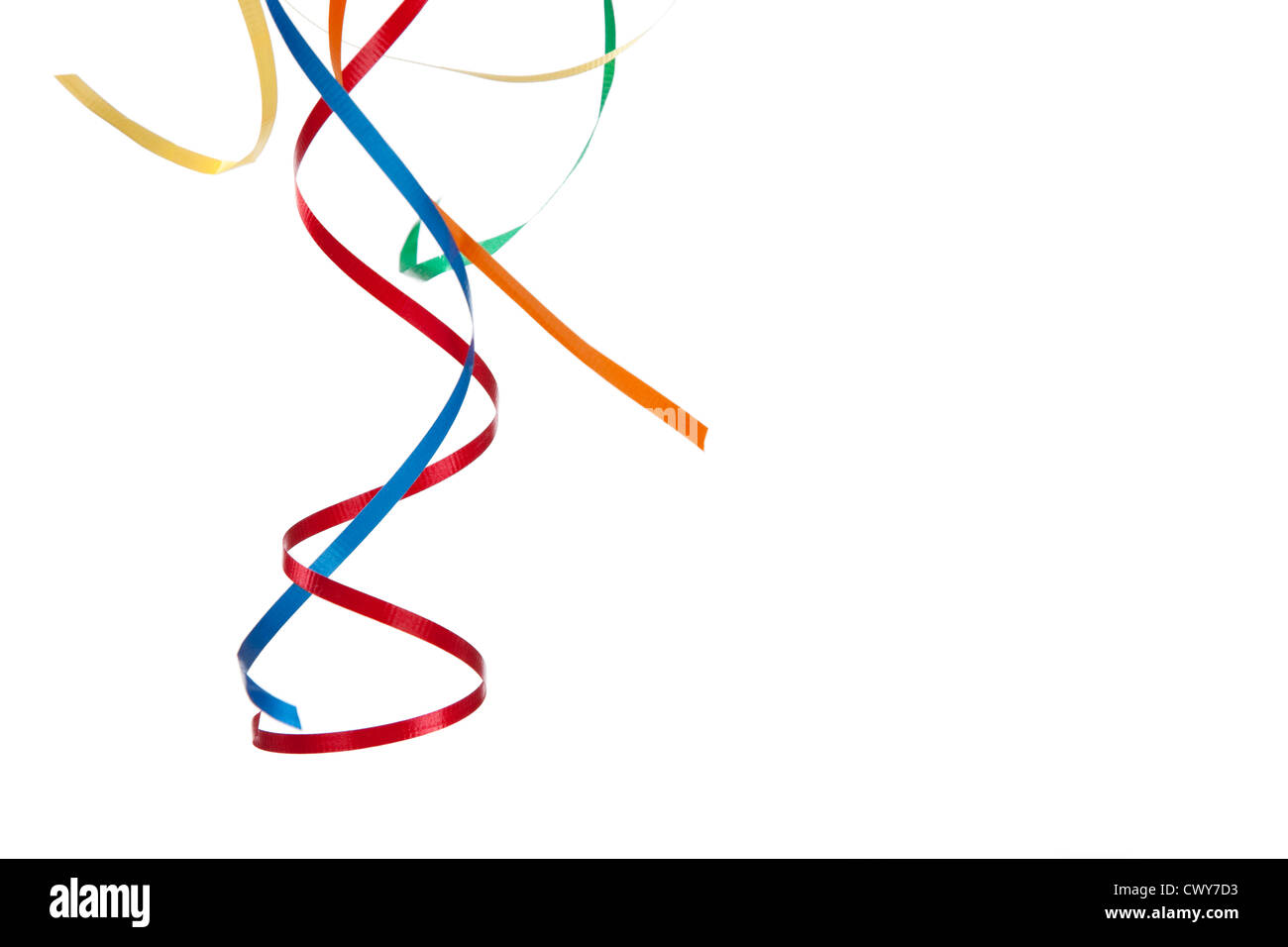 Red white blue streamers on white hi-res stock photography and images ...