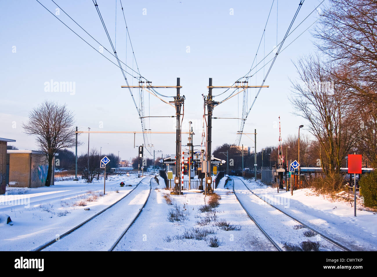 Railway switching station hi-res stock photography and images - Alamy