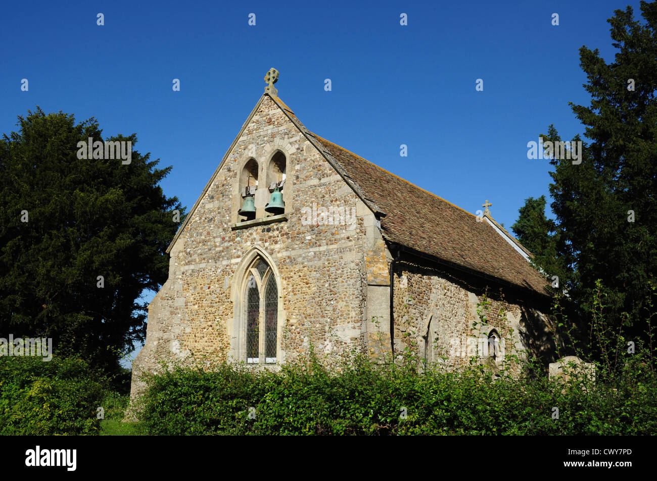 St Peter's Church, Old Hurst, Cambridgeshire, England, UK Stock Photo ...