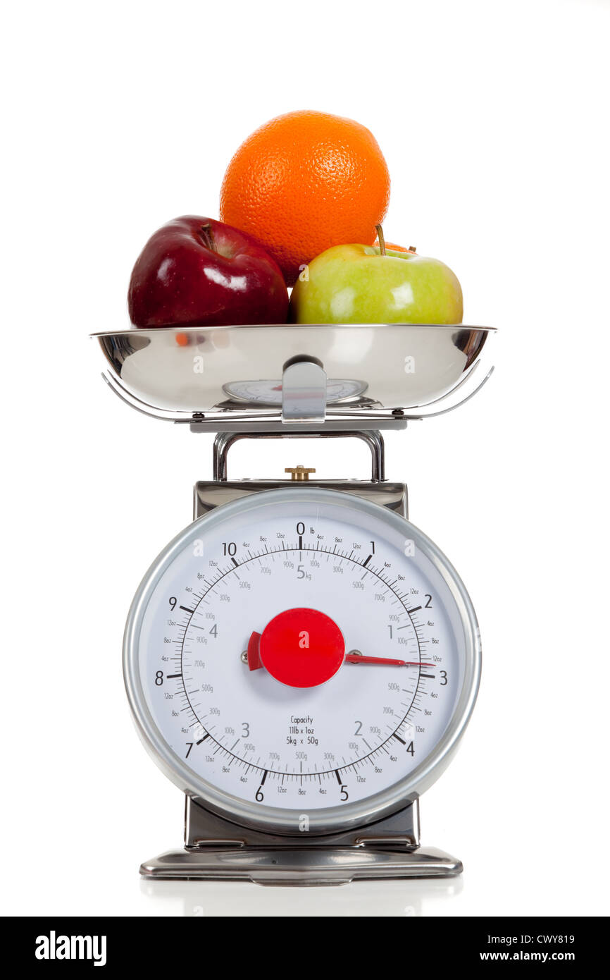 Weight scale fruit hi-res stock photography and images - Alamy