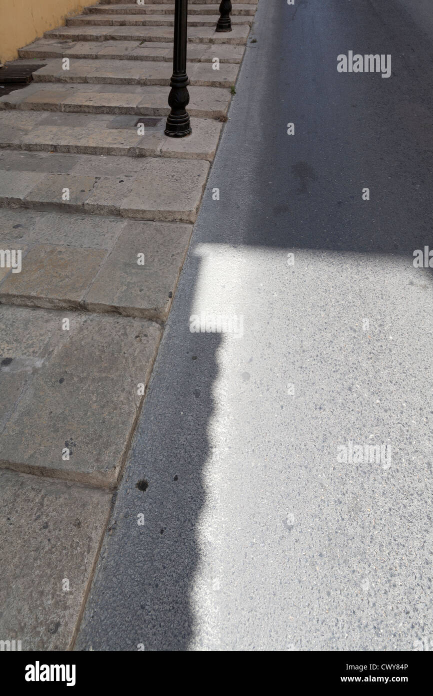 Shallow stone steps designed for easy access for the Knight's of Malta ...