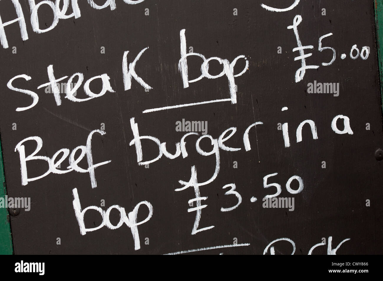 Beef burger sign hi-res stock photography and images - Alamy