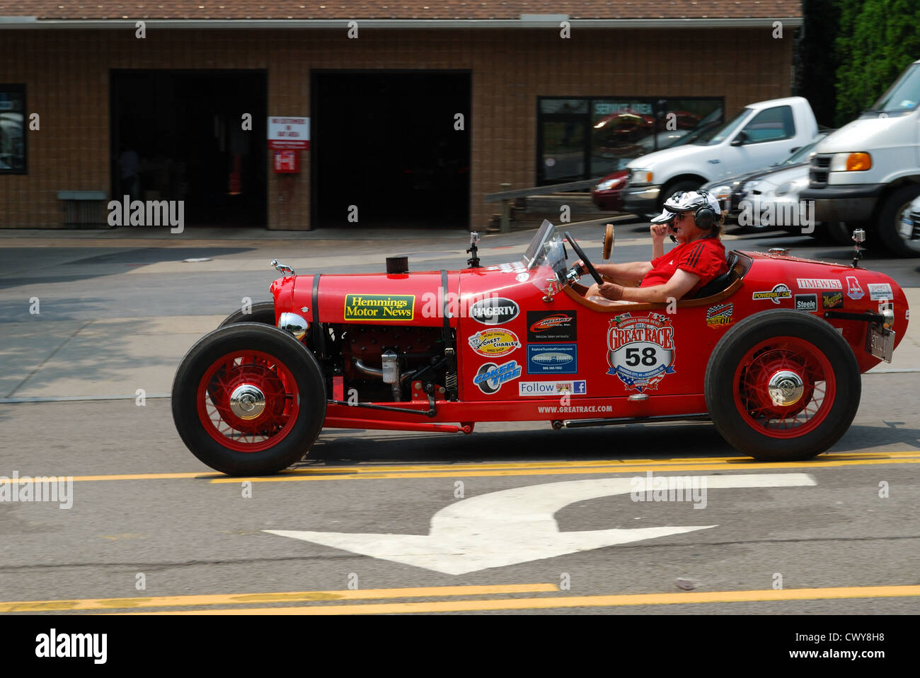 Vintage race car hi-res stock photography and images - Alamy