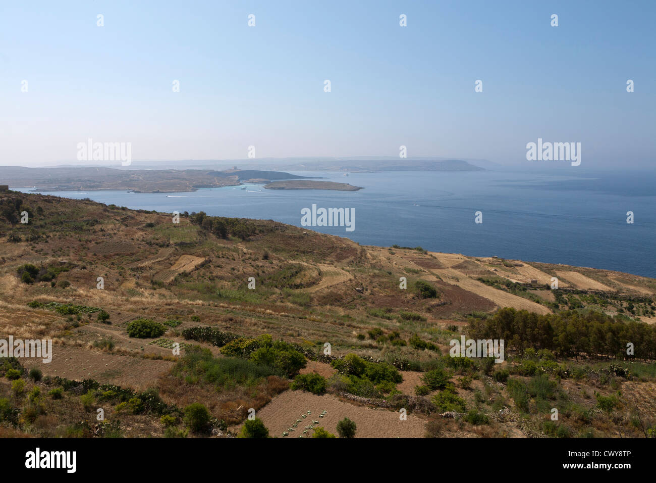 Coastal scene Island of Gozo, Mediterranean Sea Stock Photo - Alamy