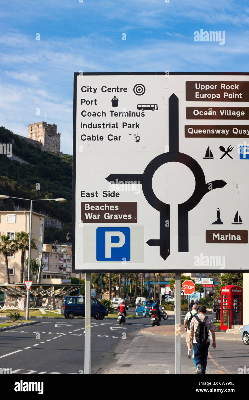 Gibraltar spain sign hi-res stock photography and images - Alamy