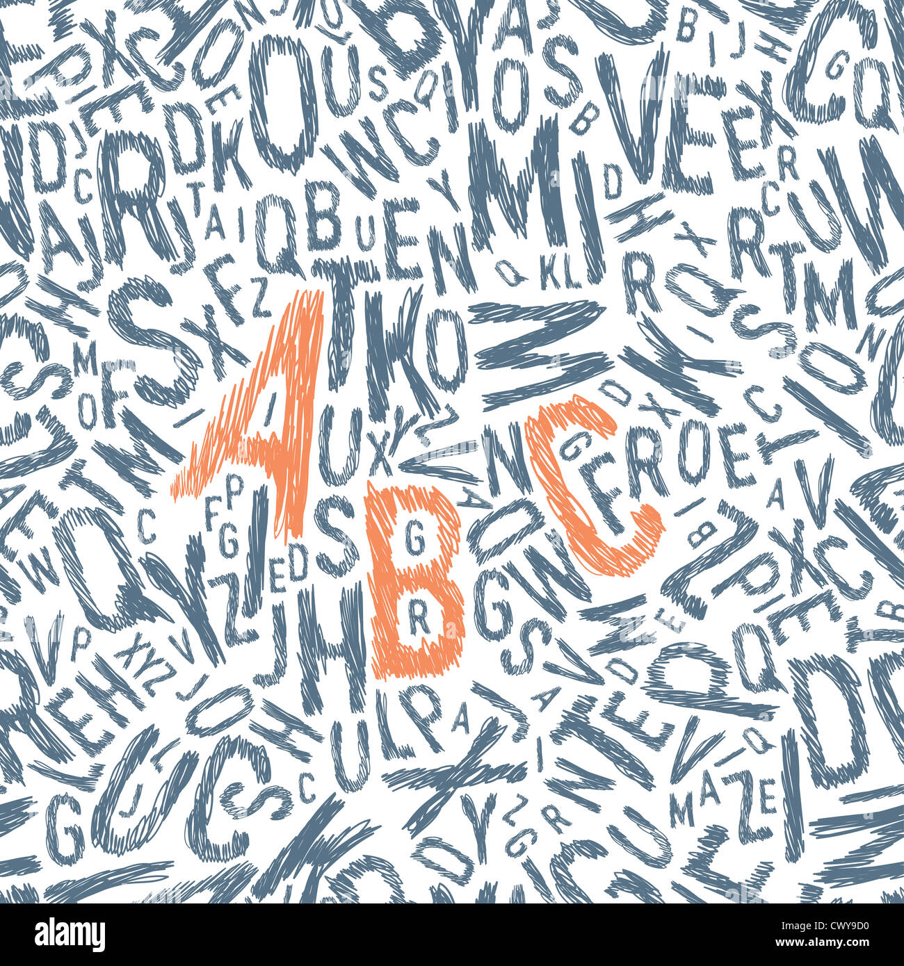 Seamless sketch type background Stock Photo - Alamy