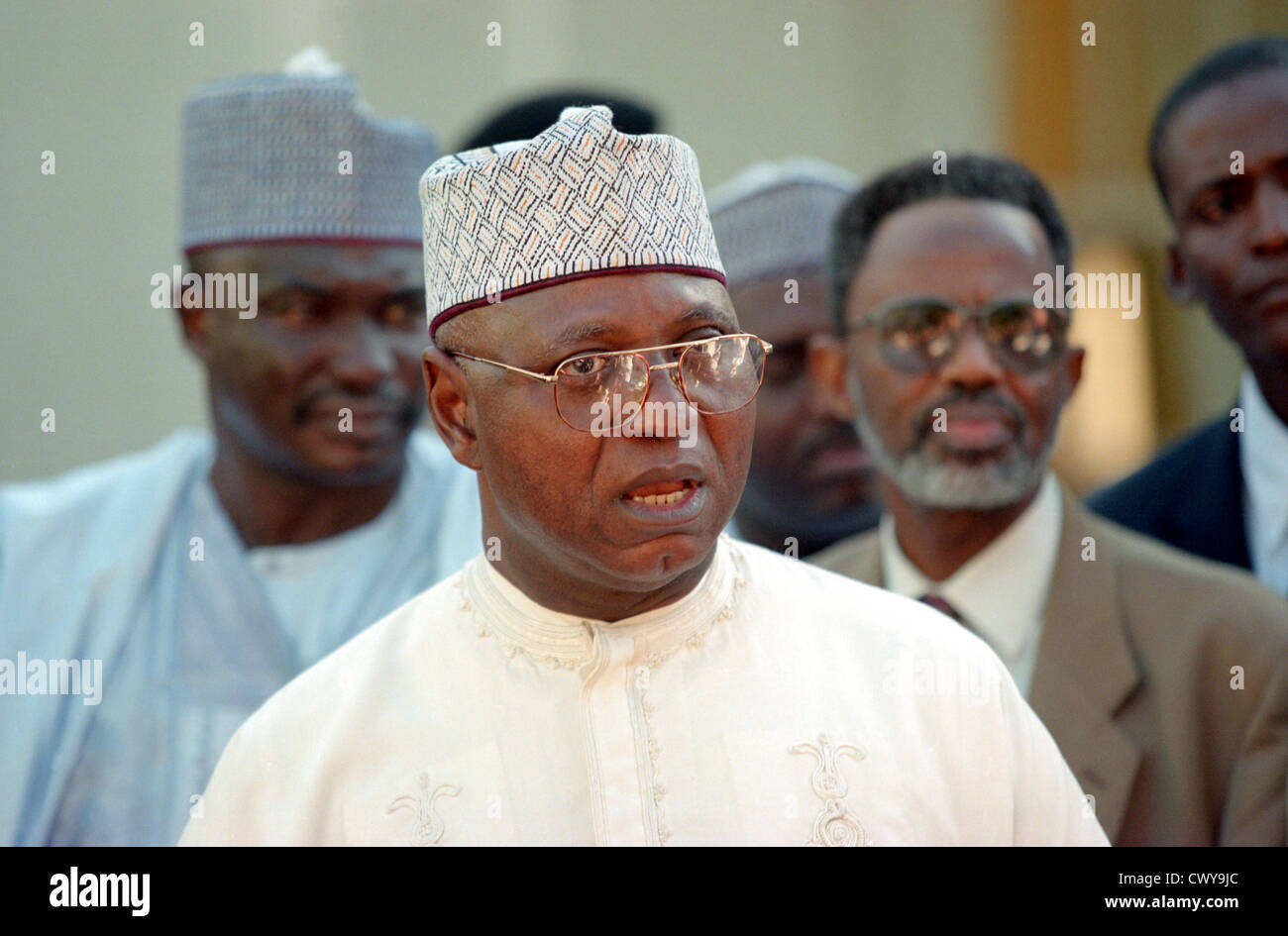 Nigeria leader hi-res stock photography and images - Alamy