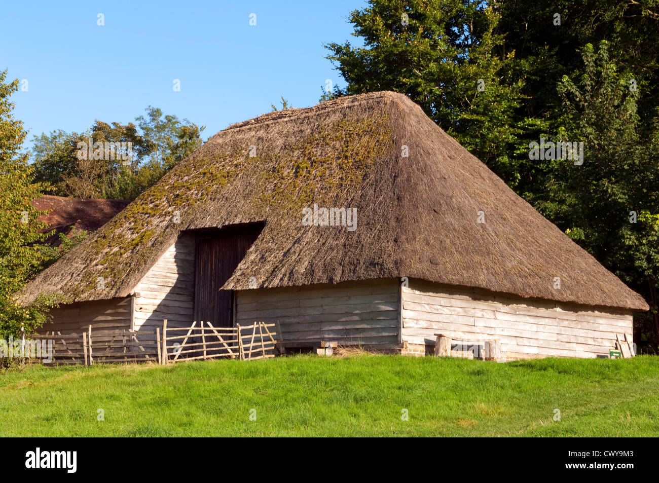 Aisled barn from Hambrook at the Weald & Downland Open Air Museum ...