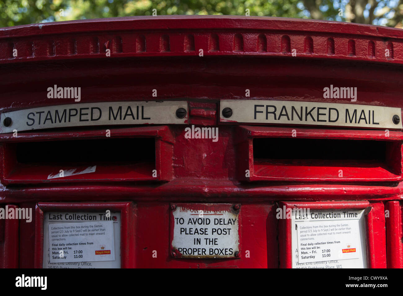 British postboxes hi-res stock photography and images - Alamy