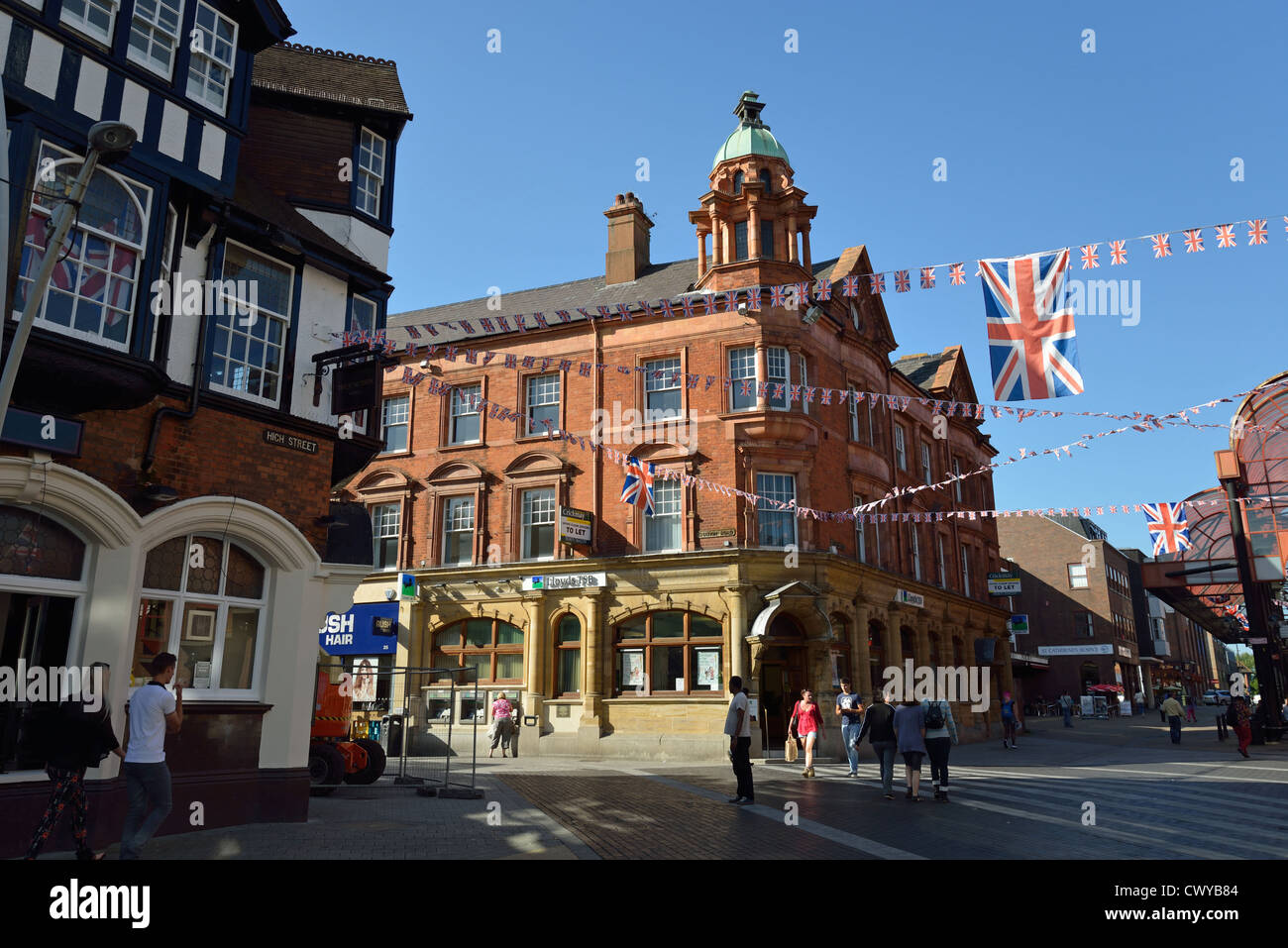 Period architecture, High Street, Redhill, Surrey, England, United ...