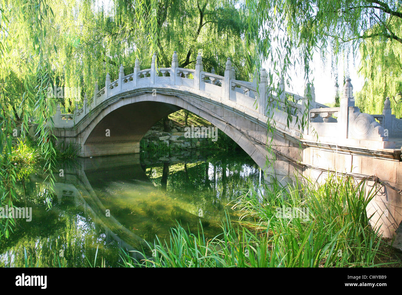 Chinese stone bridge garden hi-res stock photography and images - Alamy