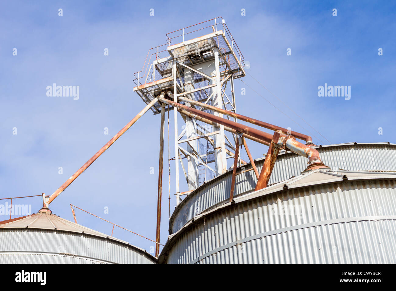 Grain silos in wheat hi-res stock photography and images - Alamy