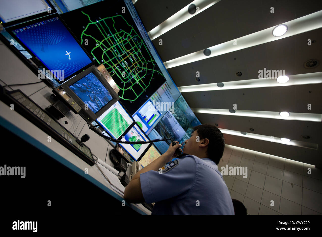 Beijing Traffic Police Stock Photo - Alamy