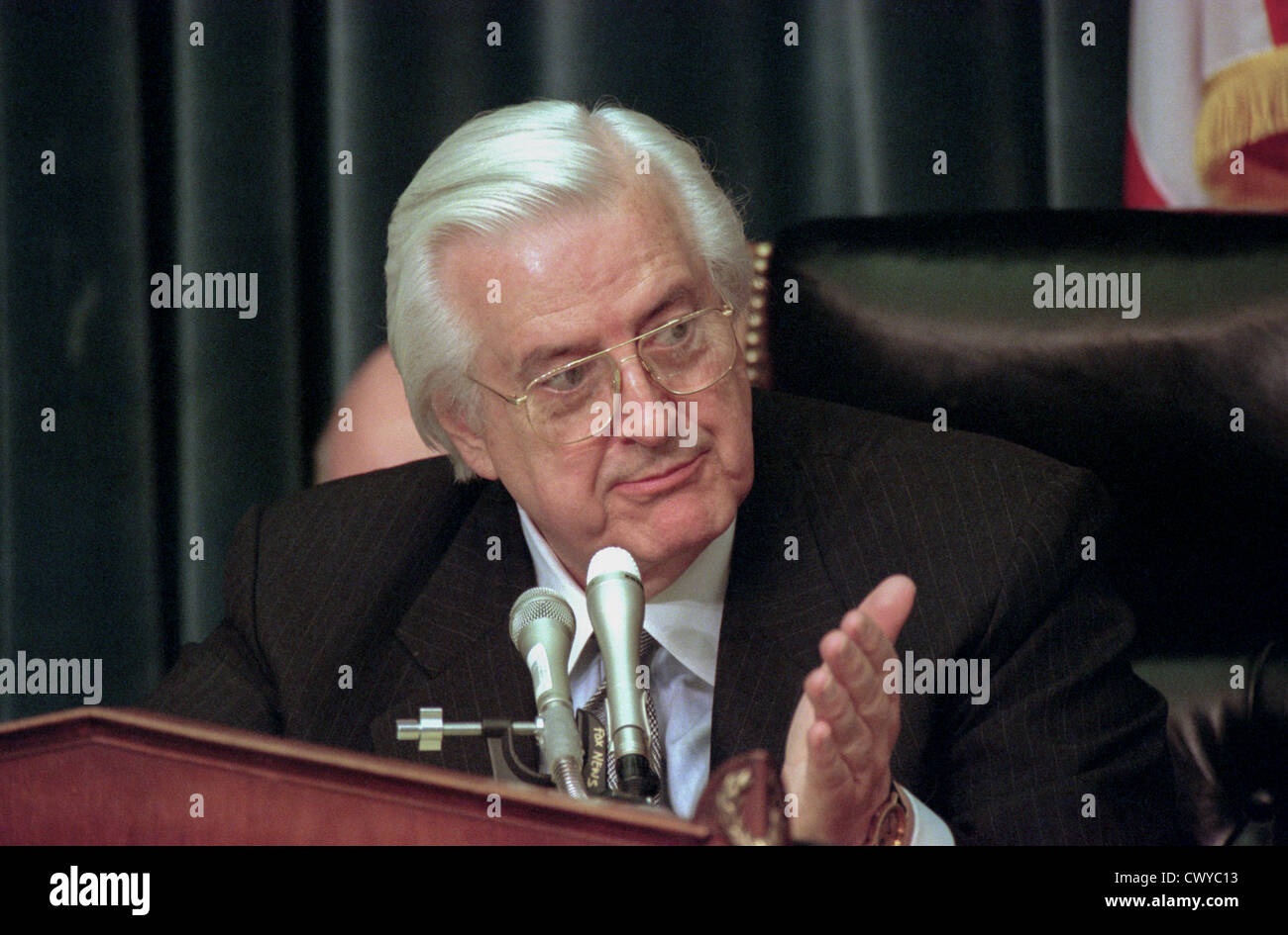 Chairman Rep. Henry Hyde during House Judiciary Committee hearings on ...