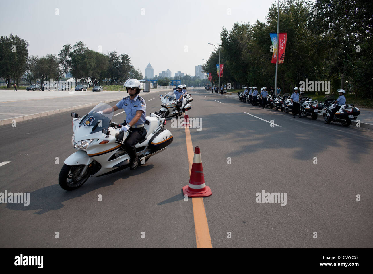 Beijing Traffic Police Stock Photo - Alamy