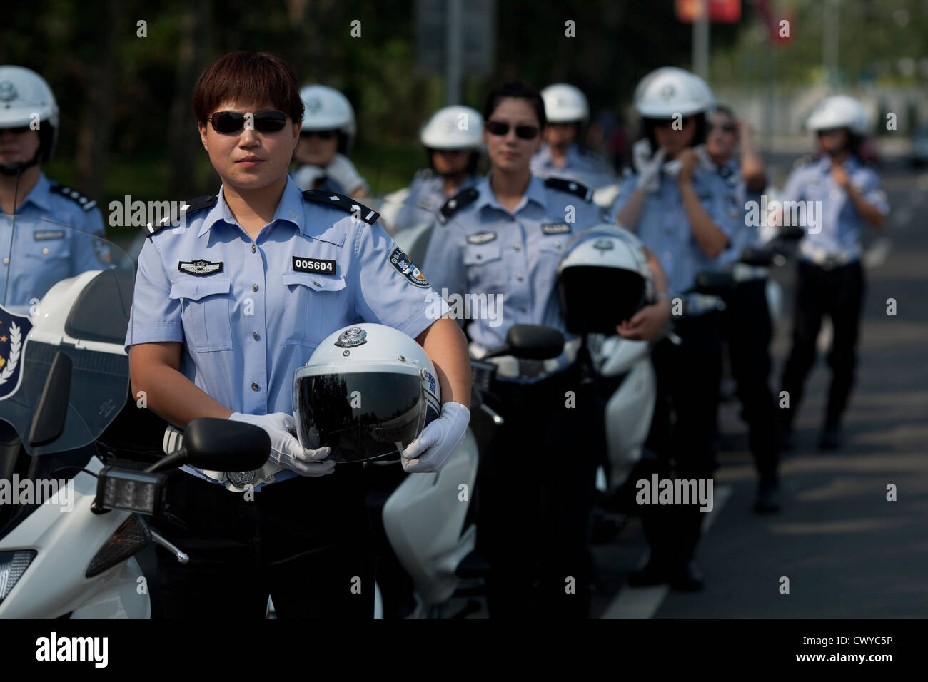 Beijing Traffic Police Stock Photo - Alamy