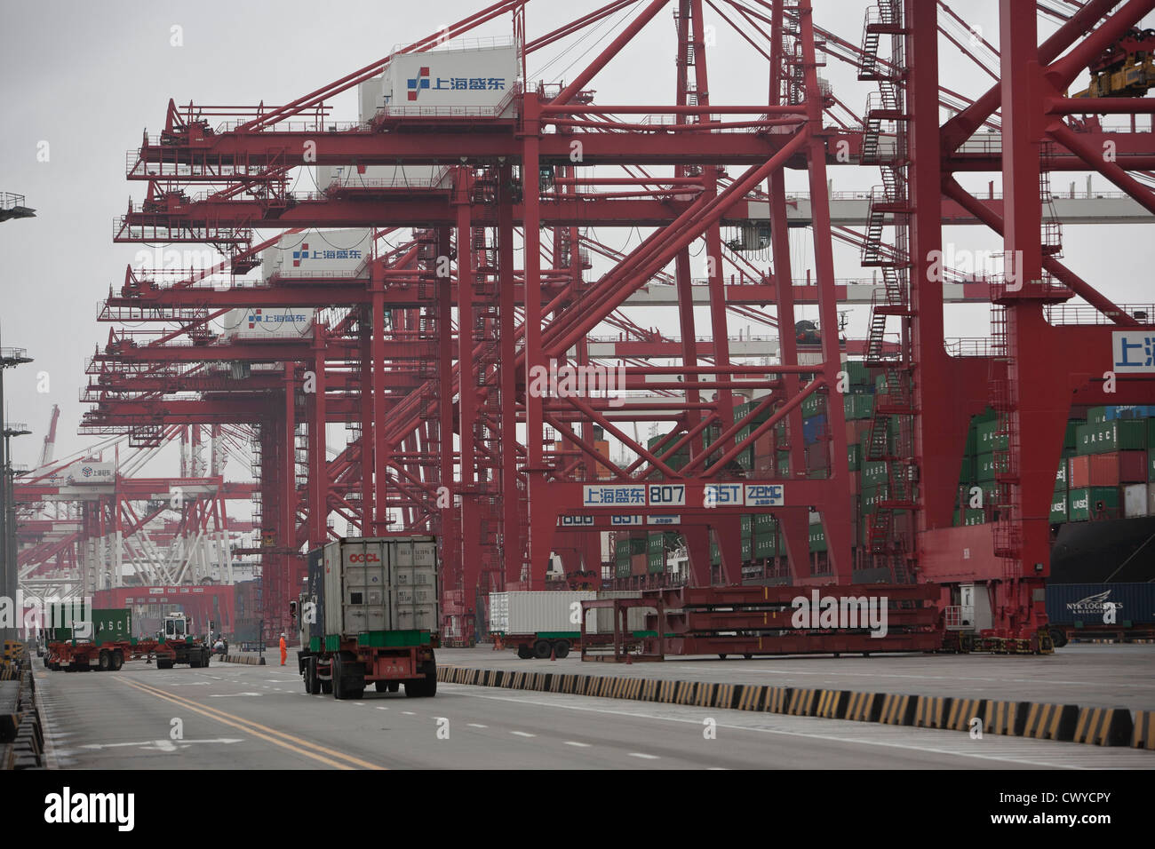 Shanghai Yangshan Deep Water Port High Resolution Stock Photography and ...