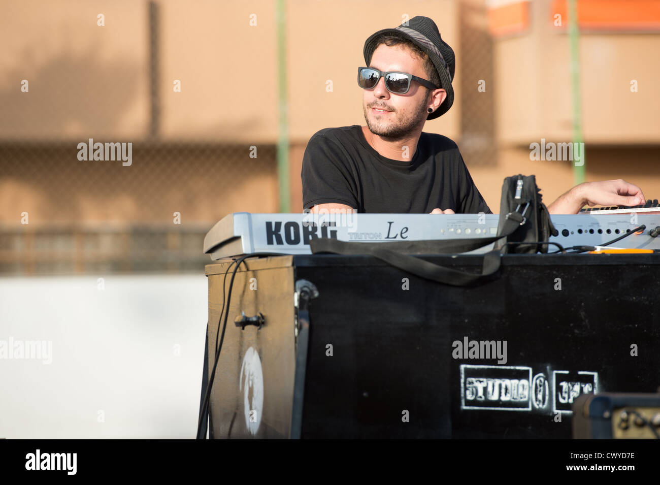 Las Palmas, Spain-September 8, 2012: Reggae band Riseland, from ...