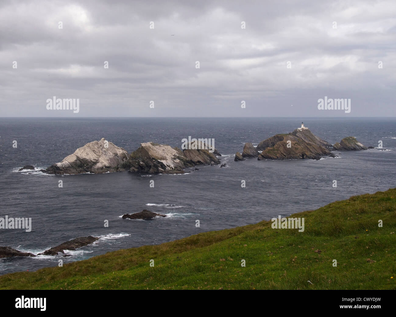 Muckle Flugga from Hermaness, Unst, Shetland Stock Photo - Alamy