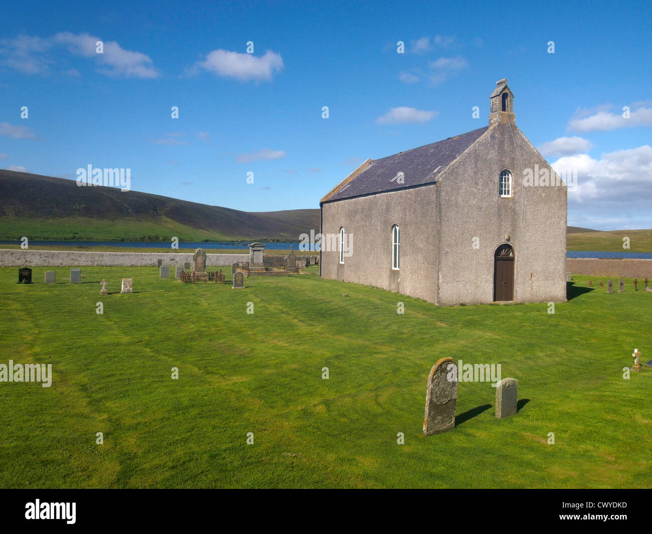 Church, Tresta, Fetlar, Shetland Stock Photo - Alamy