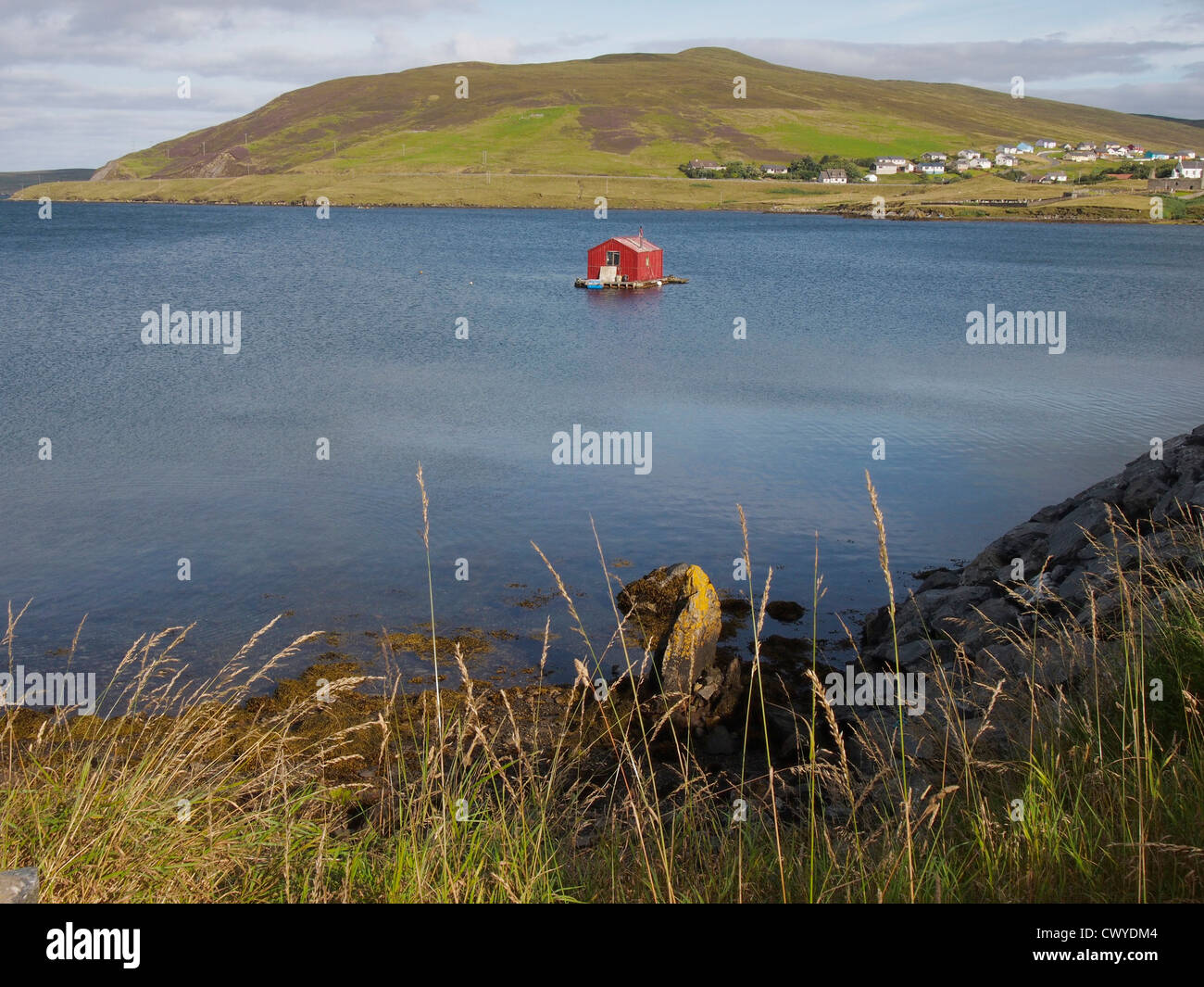 Harbour, Voe, Mainland, Shetland Stock Photo - Alamy