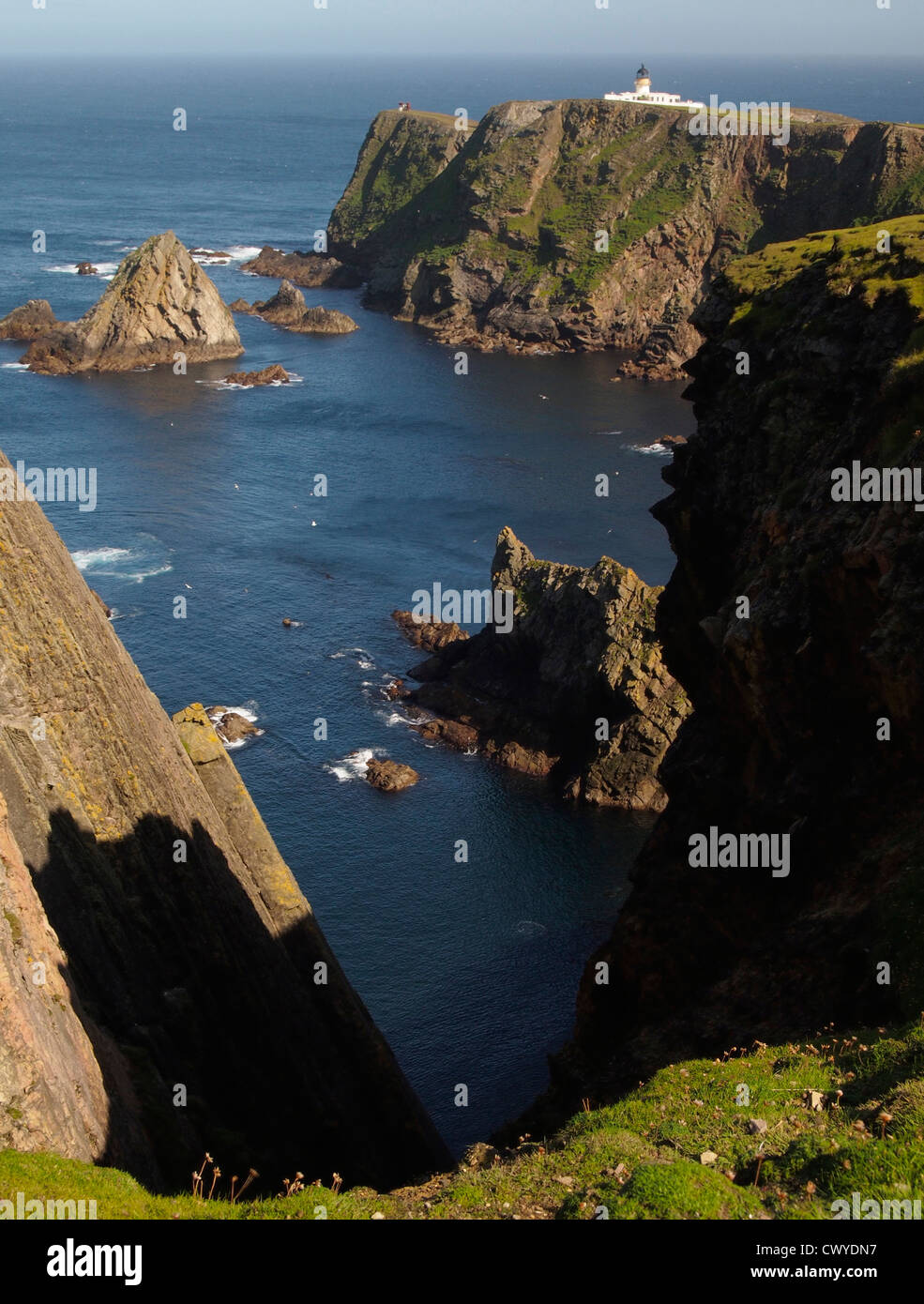 North lighthouse, Fair Isle, Scotland Stock Photo - Alamy