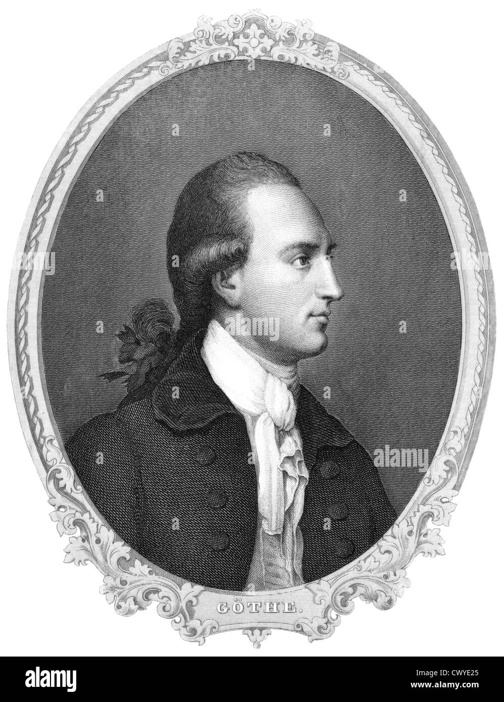Johann Wolfgang von Goethe, 1749 - 1832, a German poet Stock Photo - Alamy