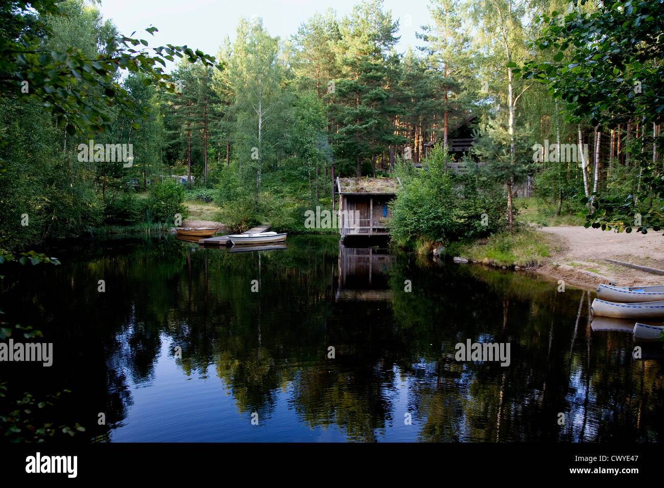 At the lake Stock Photo - Alamy