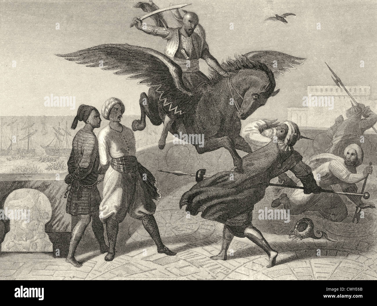 fight of the Arab caliphs in Baghdad against the Turks, Abbasid ...