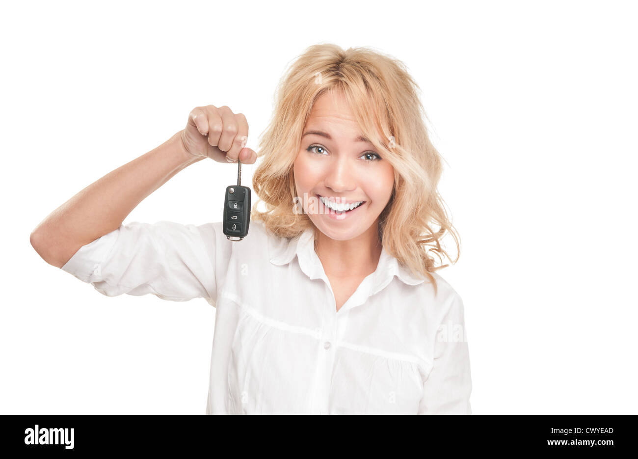 Car show woman Cut Out Stock Images & Pictures - Alamy