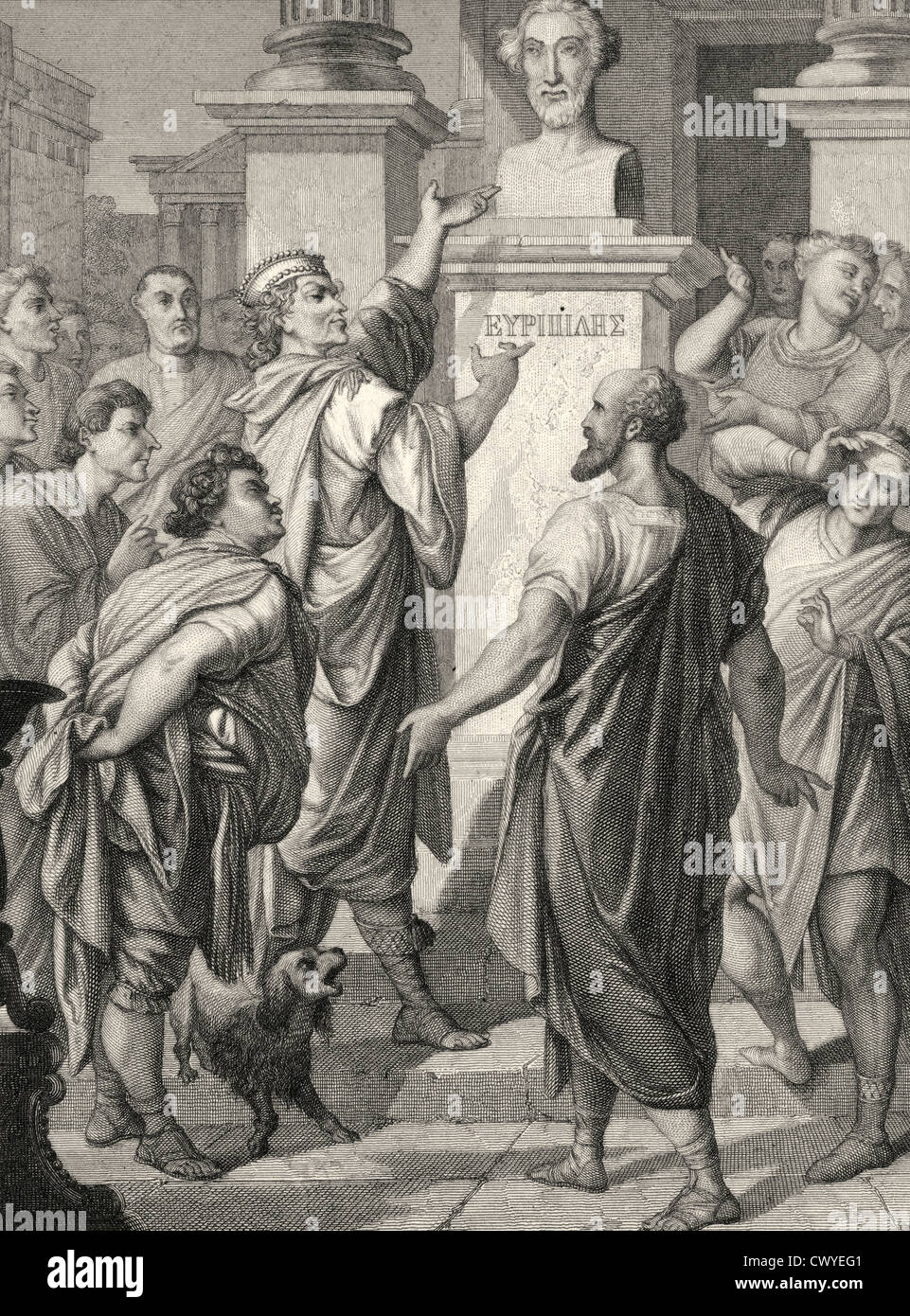 the ancient Greek city of Abdera, scene from The Abderites, by ...