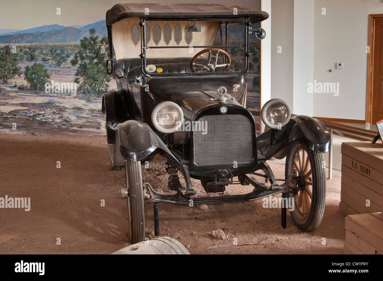 1916 Dodge Touring Car, Gen. Pershing's "Punitive Exhibition" display ...