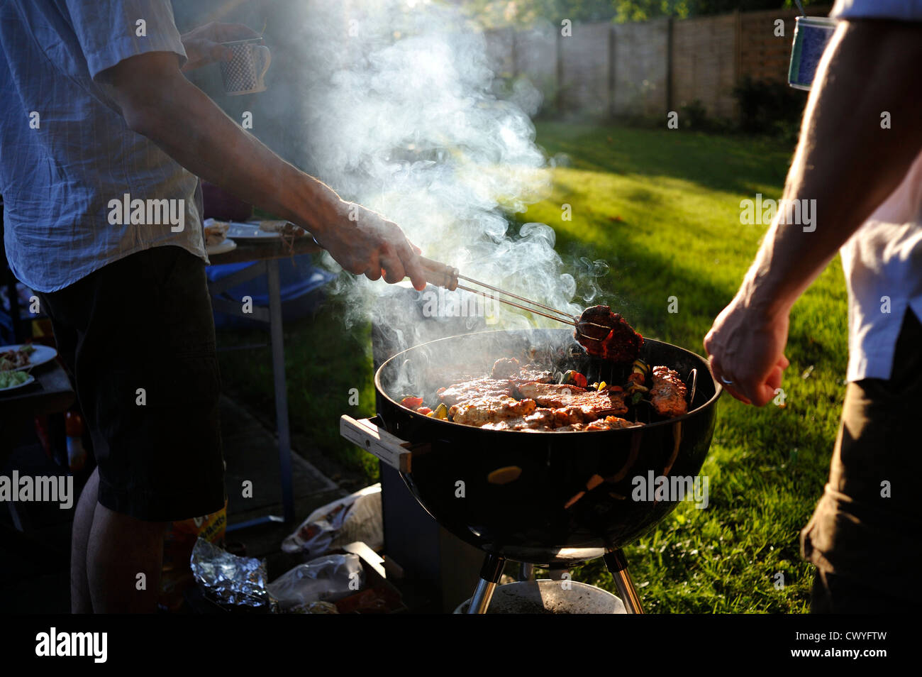 Two men smoke hi-res stock photography and images - Alamy
