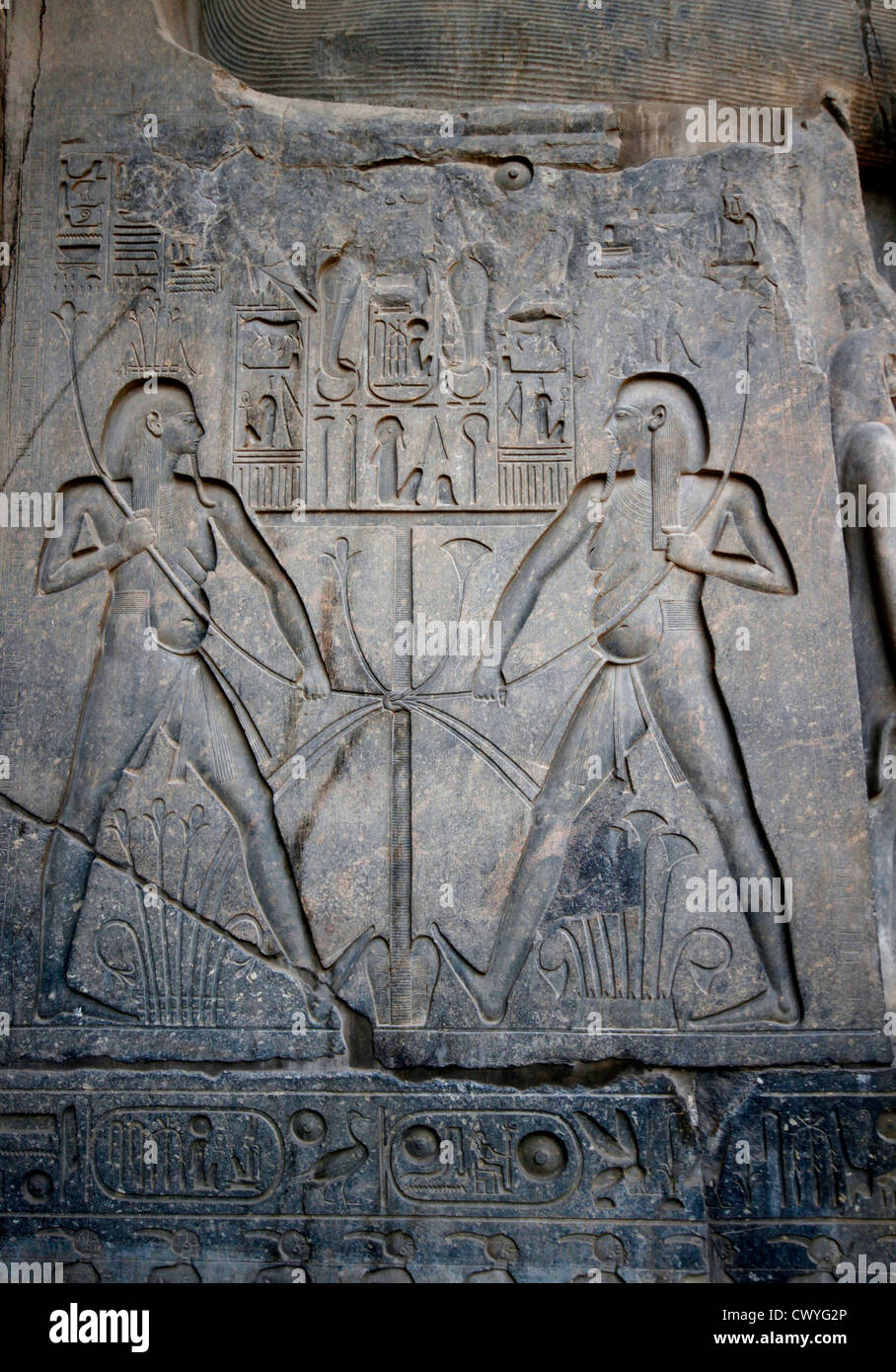 Luxor temple hieroglyphs hi-res stock photography and images - Alamy