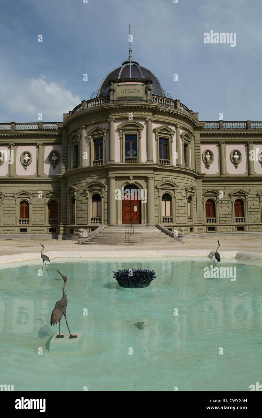 Building at Lake Geneva, Switzerland Stock Photo - Alamy