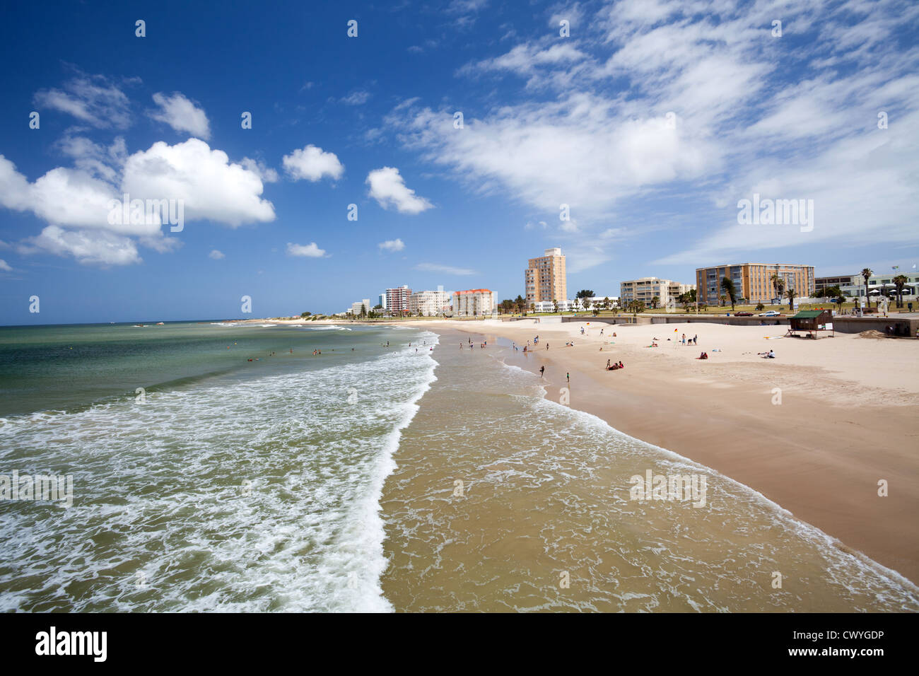 View of the beach of port elizabeth hi-res stock photography and images ...