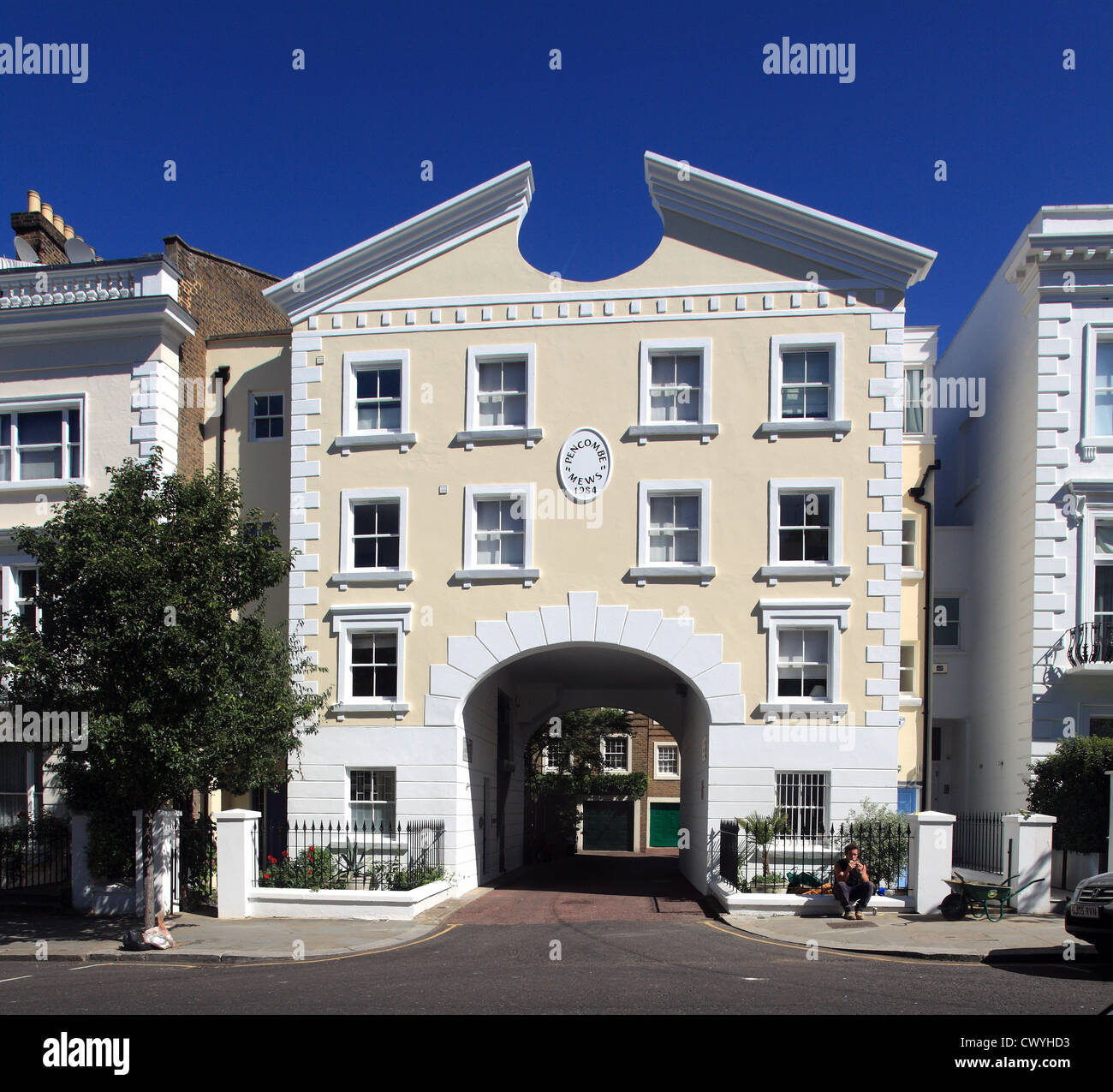Houses in Notting Hill London W11 Stock Photo - Alamy