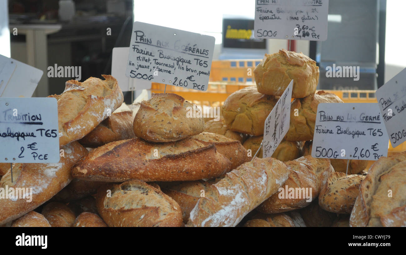 French bread french breads hi-res stock photography and images - Alamy