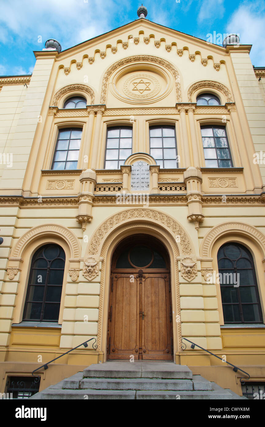 Neo-Romanesque style Orthodox Synagogue (1902) along Twarda street ...