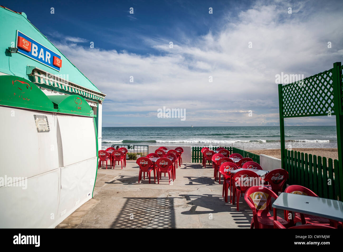 Spain beach bar hi-res stock photography and images - Alamy