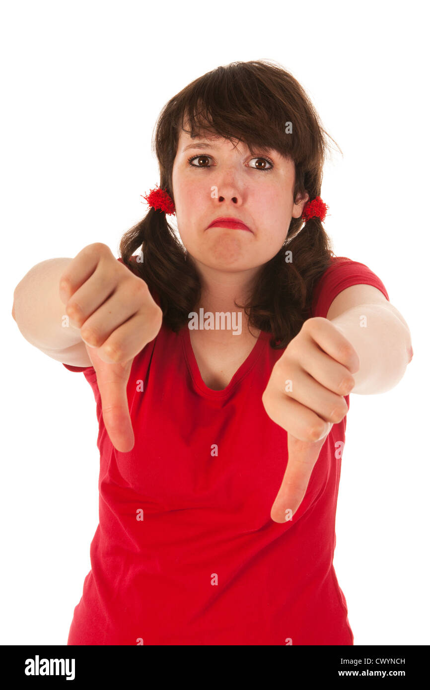 Negative girl hi-res stock photography and images - Alamy