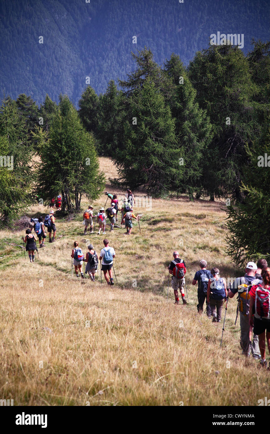 Alps people hi-res stock photography and images - Alamy