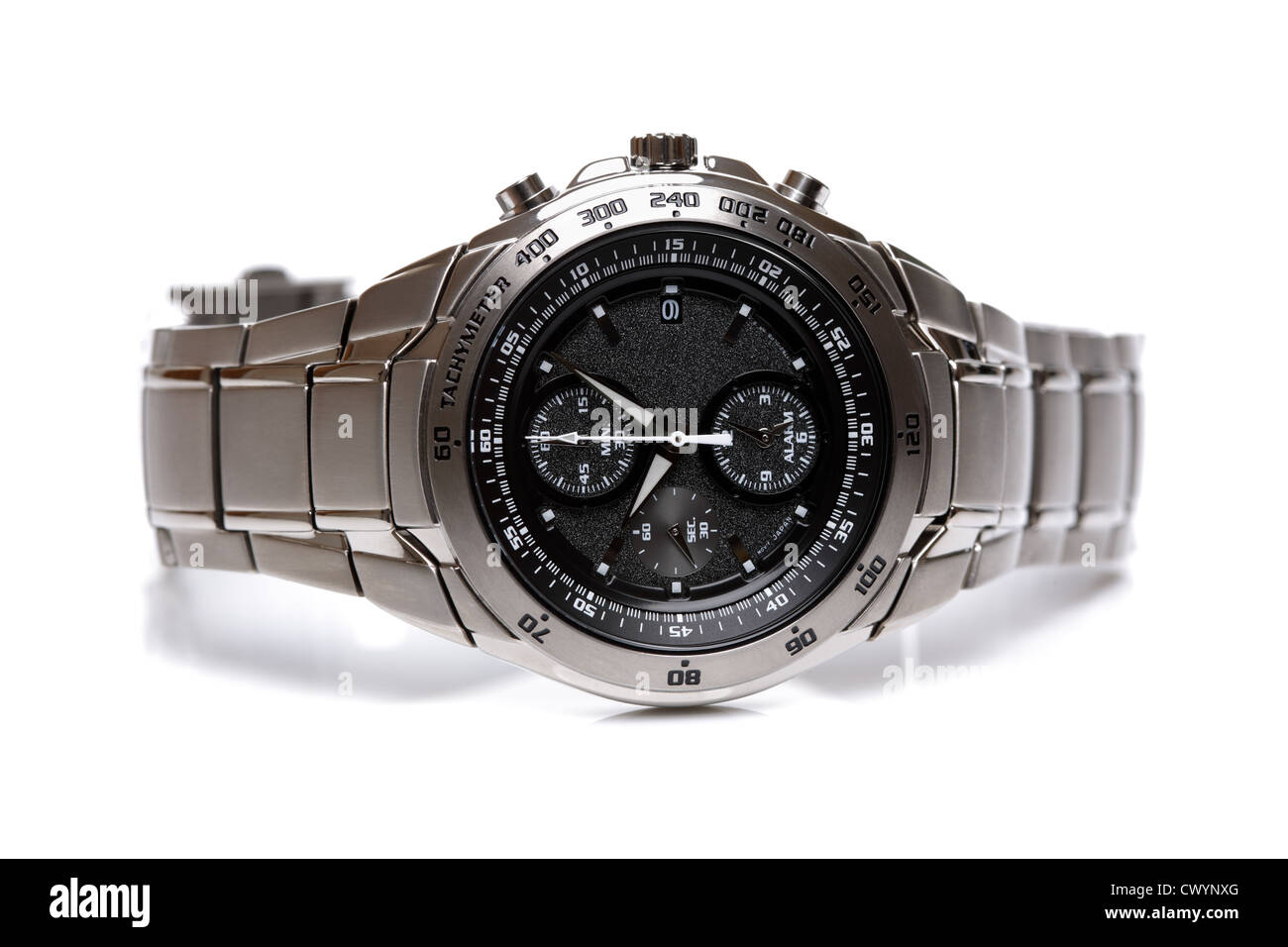 Hand watch time Cut Out Stock Images & Pictures - Alamy