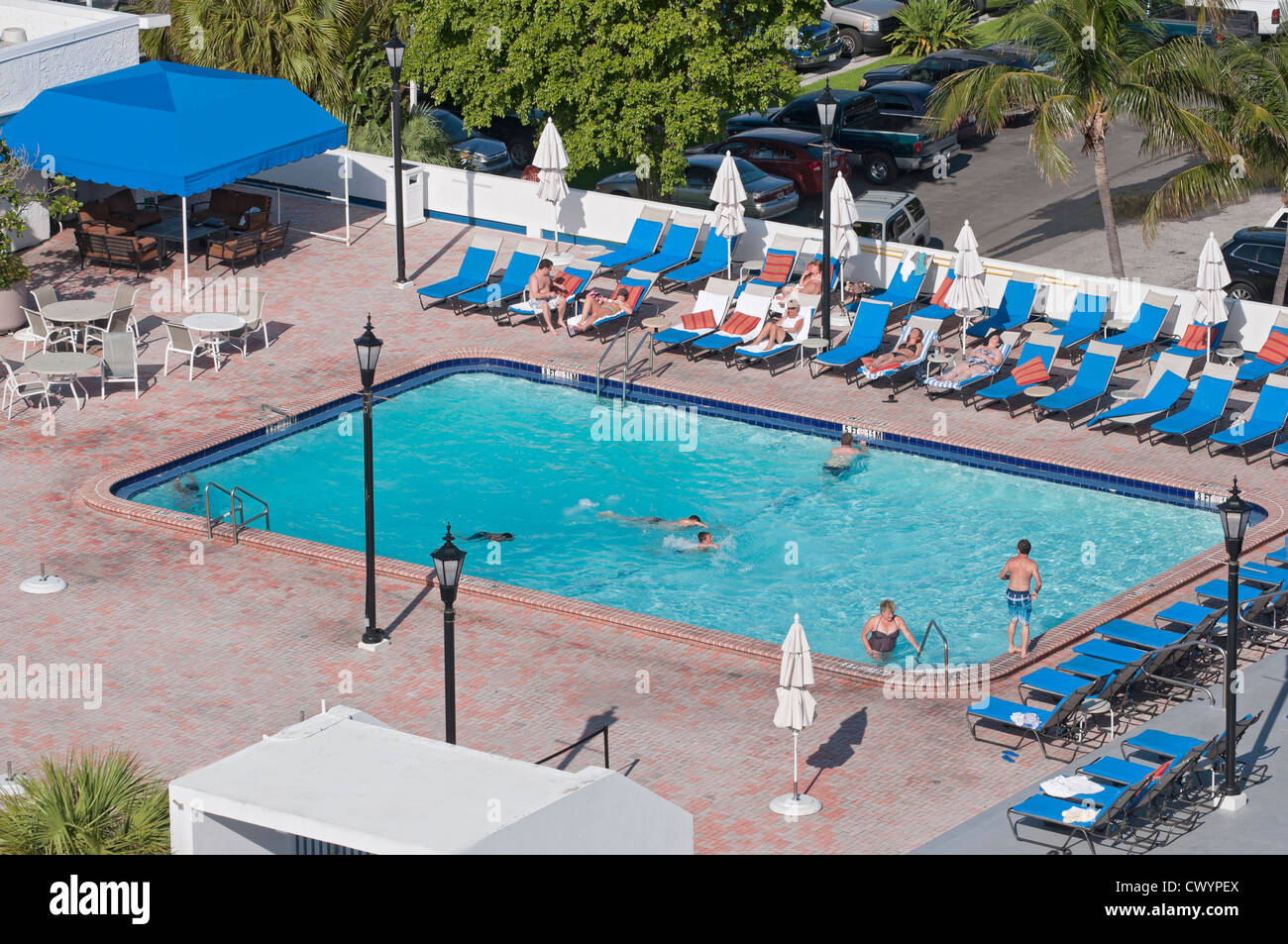 Aerial of swimming pool hi-res stock photography and images - Alamy