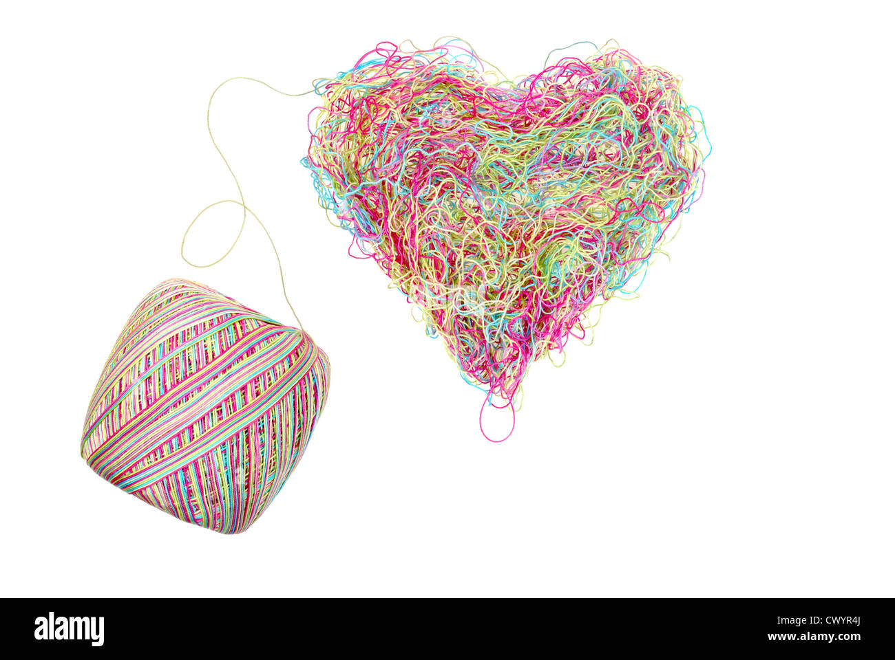 Heart of threads hi-res stock photography and images - Alamy